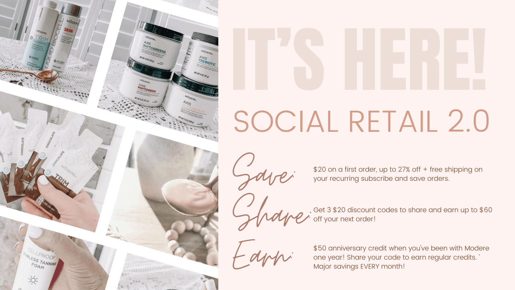 Next Generation of Social Retail with Modere