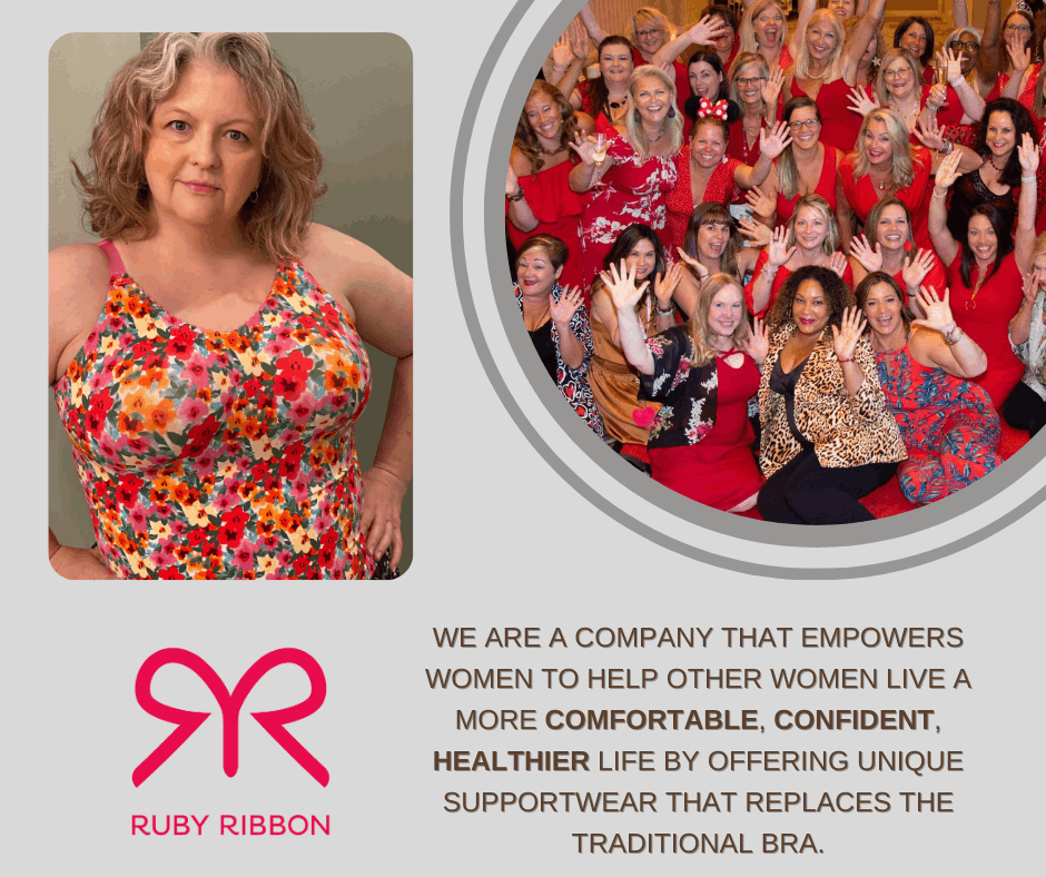 Ruby Ribbon by Jennifer Parham Hedges